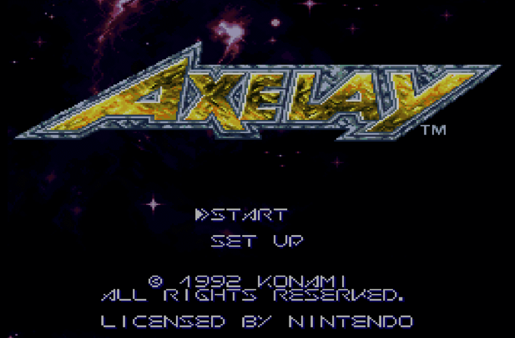 Axelay - Play game online
