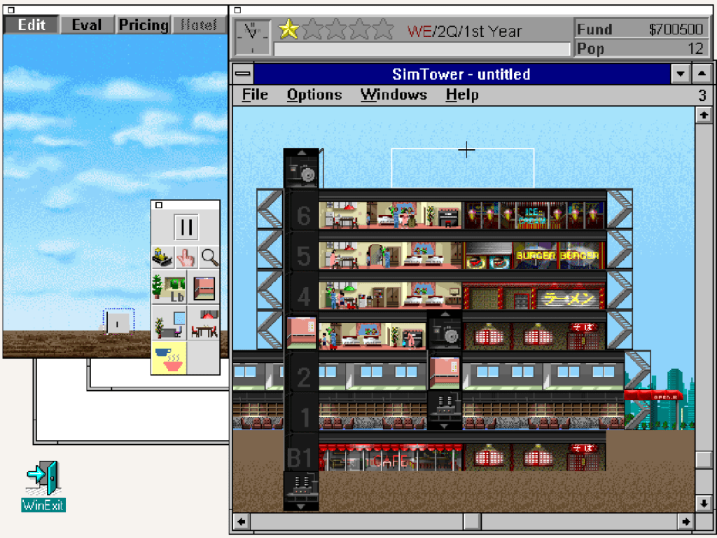 SimTower: The Vertical Empire - Play game online