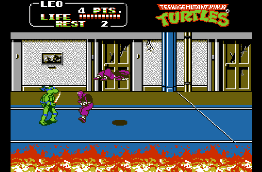 Teenage Mutant Ninja Turtles II: The Arcade Game - online