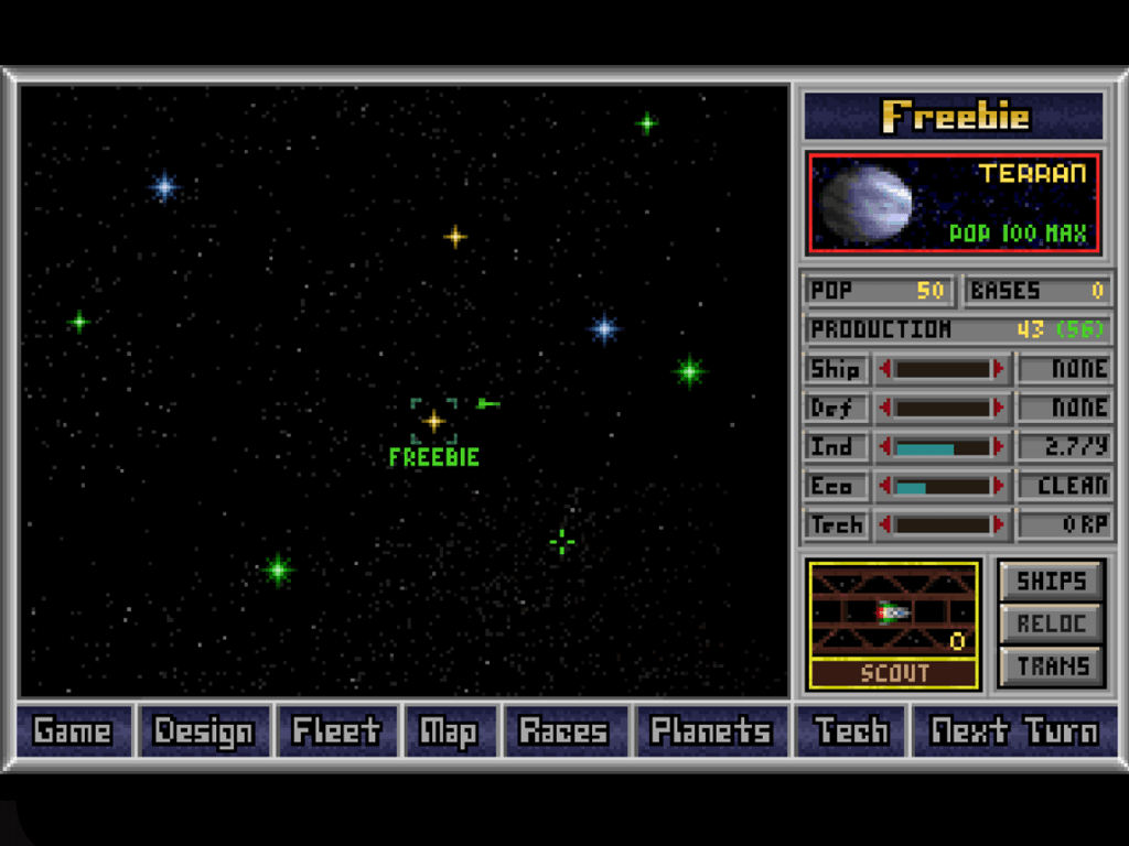 Master of Orion - Play game online