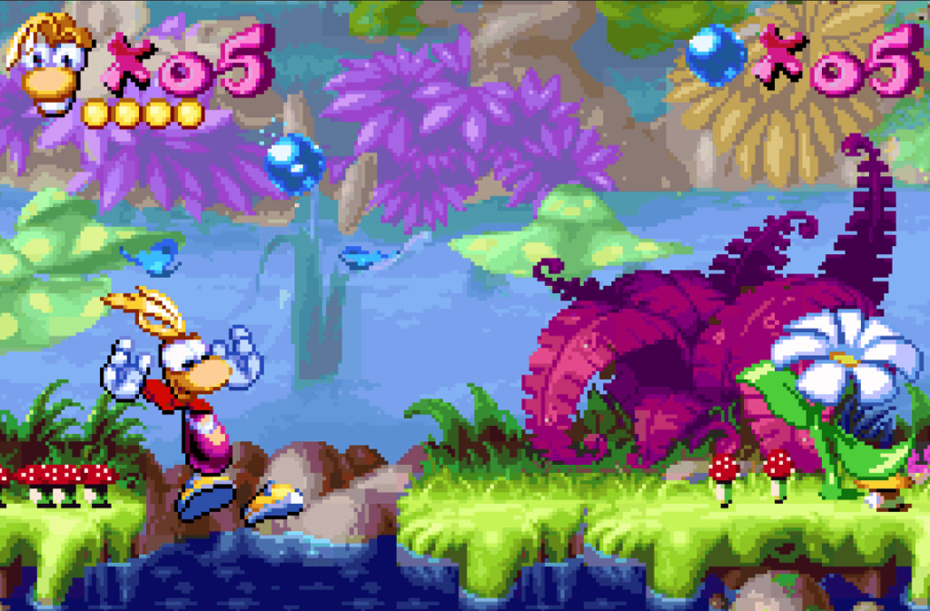 Rayman Advance - Play game online