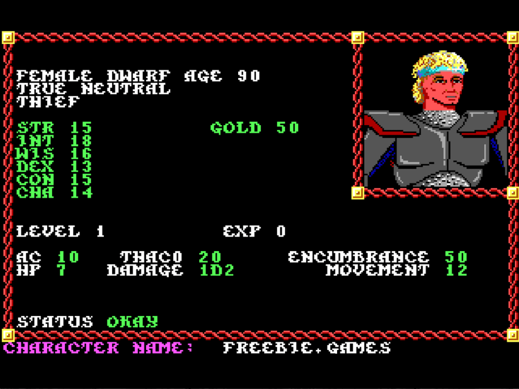 Pool of Radiance - Play game online